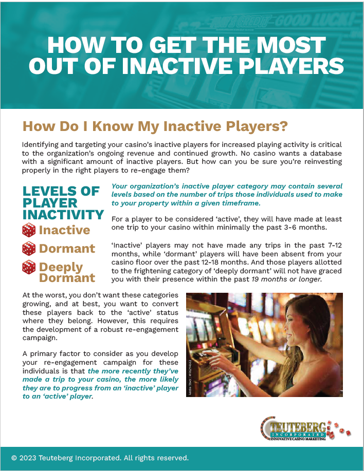 Inactive Players – Teuteberg Incorporated